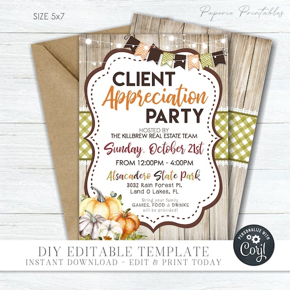 Customer Appreciation Invitation