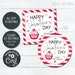 Editable Valentine's Day Gift Tag, Happy Valentine's Day Tag, Valentine ...