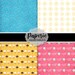 Hello Summer Digital Paper 12x12 Digital Scrapbooking Paper - Etsy