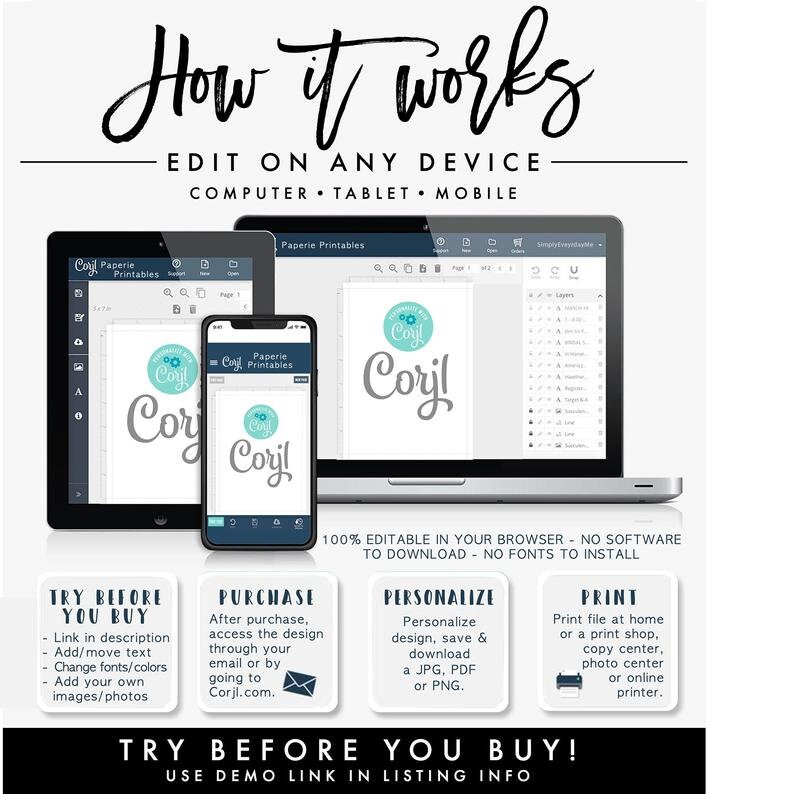 EDITABLE Fall Cookie Decorating Party Invitation Autumn - Etsy