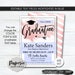 Graduation Party Invitation Template Pink Graduation Invitation ...