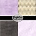 Light Purple, Gold Glitter & Black Pattern Digital Paper 12x12 Digital ...