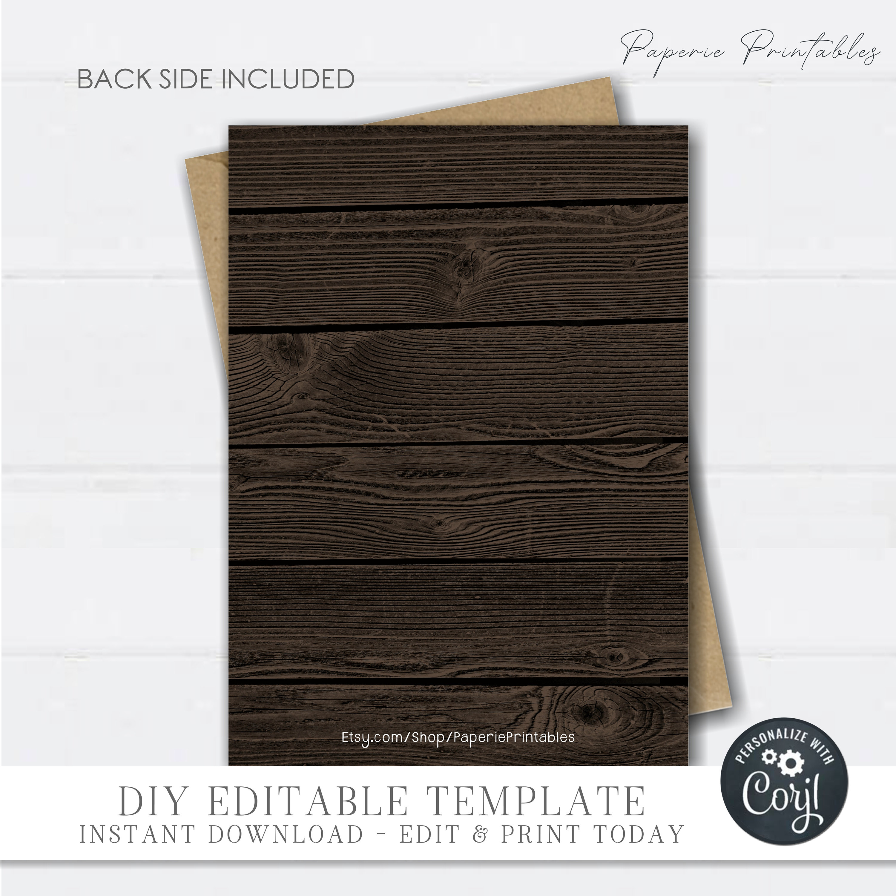 Editable Birthday Party Invitation: BBQ Bash, Adult or Child (DIY Corjl ...