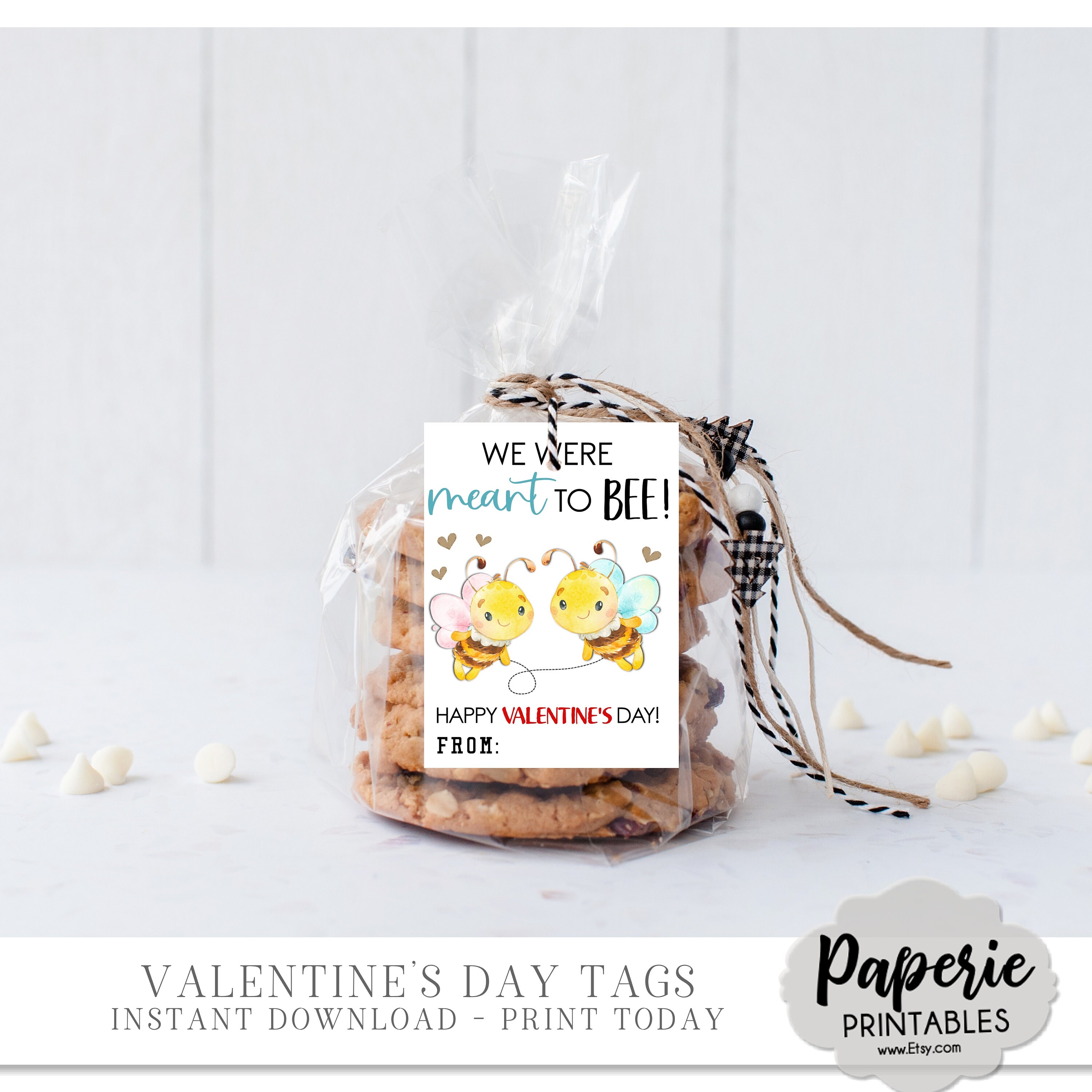 Kid BEE Valentine Tags, Kids Valentine Cards, Honey Bee Valentine Cards ...