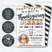 EDITABLE Thanksgiving Party Template Friendsgiving Dinner Printable ...
