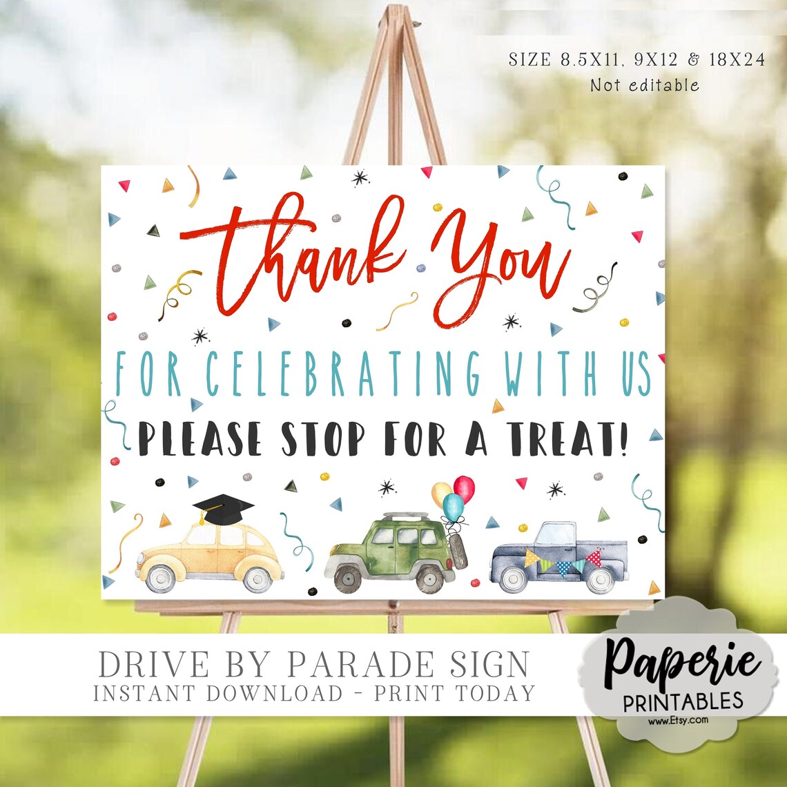 Drive By Graduation Parade Drive By Parade Sign Graduation | Etsy