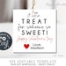 Editable Valentine's Day Gift Tag, A Little Treat for Someone Sweet ...