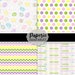 Easter Digital Paper - Easter Pattern 12x12 Digital Scrapbooking Paper ...