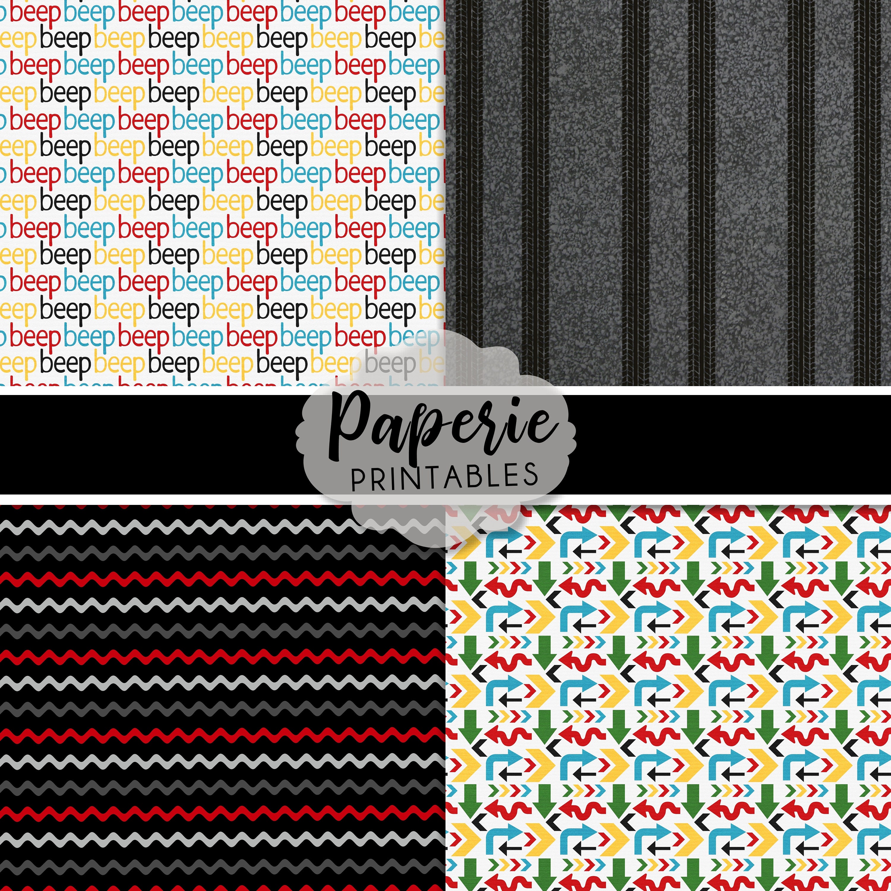 Race Car Digital Paper 8.5x11 Digital | Etsy España