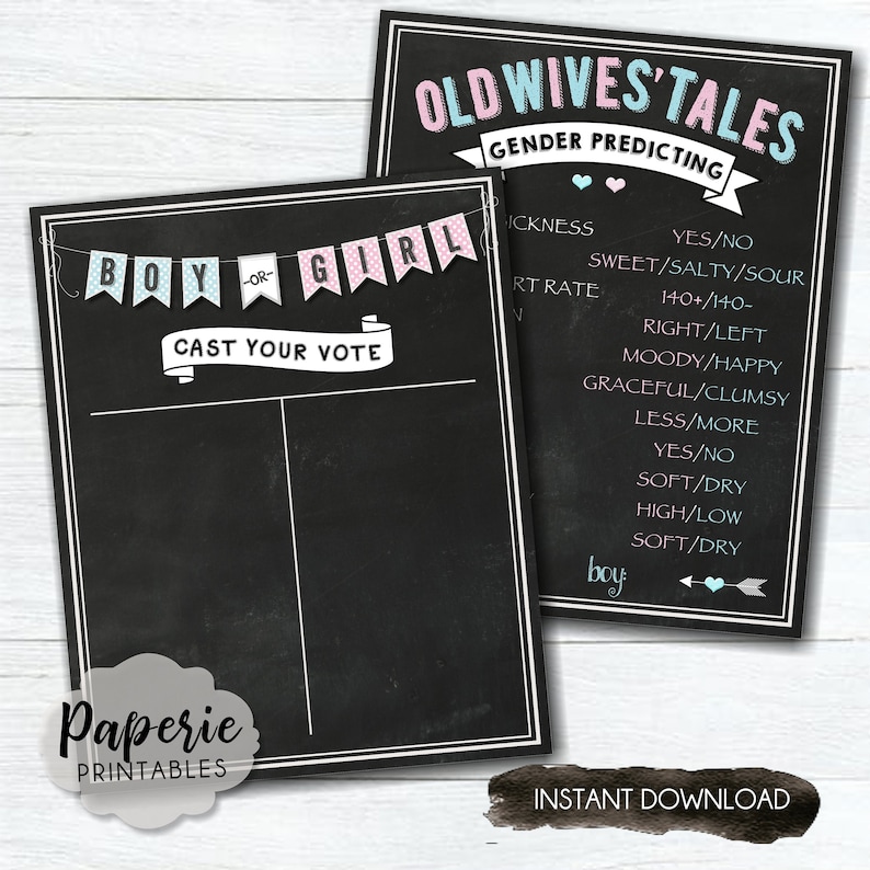 Cast Your Vote Gender Reveal Party Sign Old Wives' Tales - Etsy Cast Your Vote Gender Reveal Party Sign Old Wives' Tales - Etsy