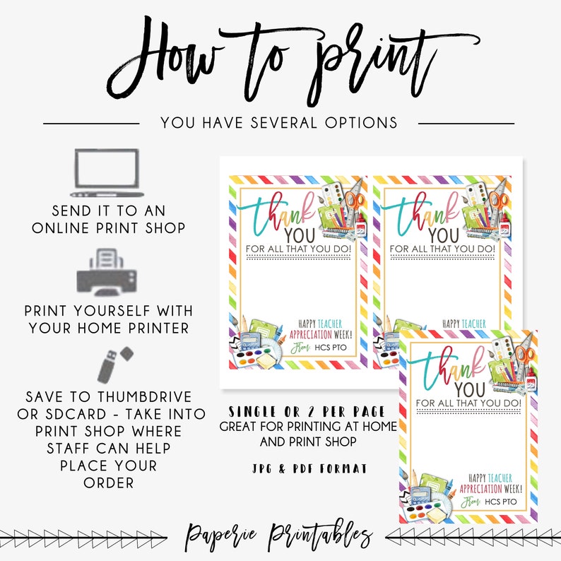 EDITABLE Teacher Appreciation Gift Card Holder Thank You for - Etsy