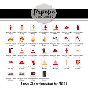 Firefighter Digital Paper - 12x12 Digital Scrapbooking Paper -50 Papers ...
