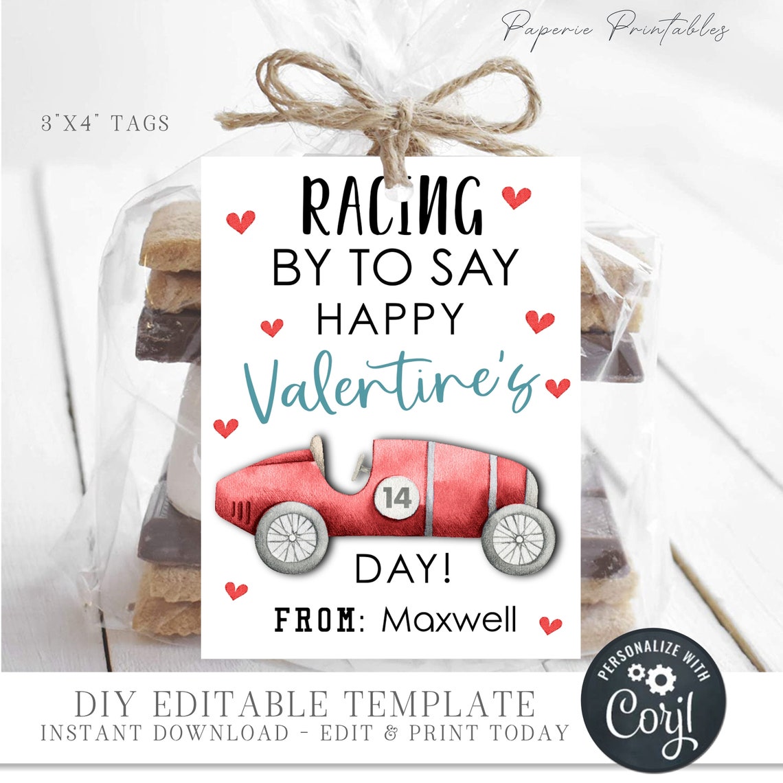 EDITABLE Transportation Valentine Cards Kid Valentine Cards - Etsy