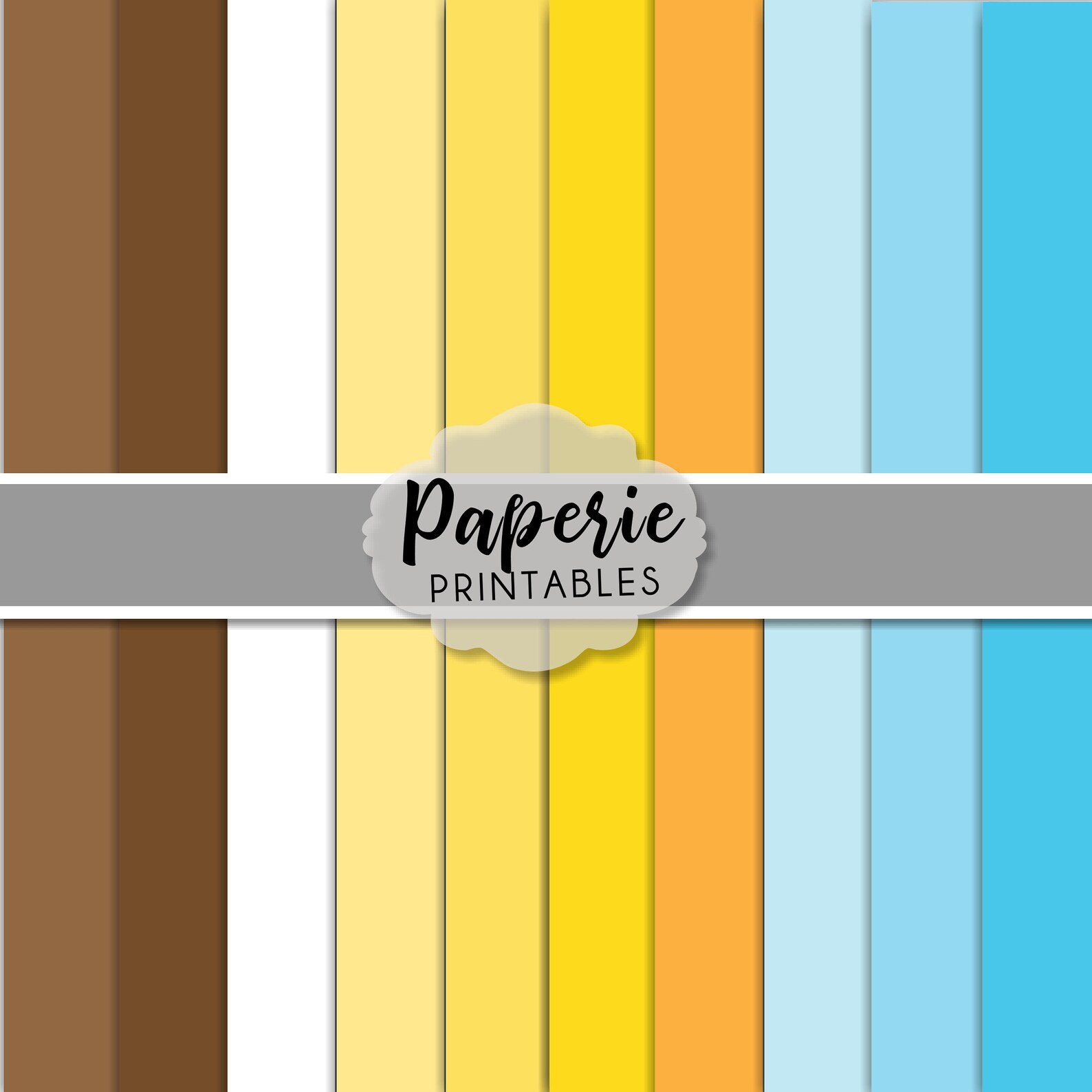 Baby Zoo Animals Digital Paper 8.5x11 Digital - Etsy