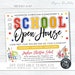 EDITABLE Back to School Open House Back to School Meet Your Teacher ...