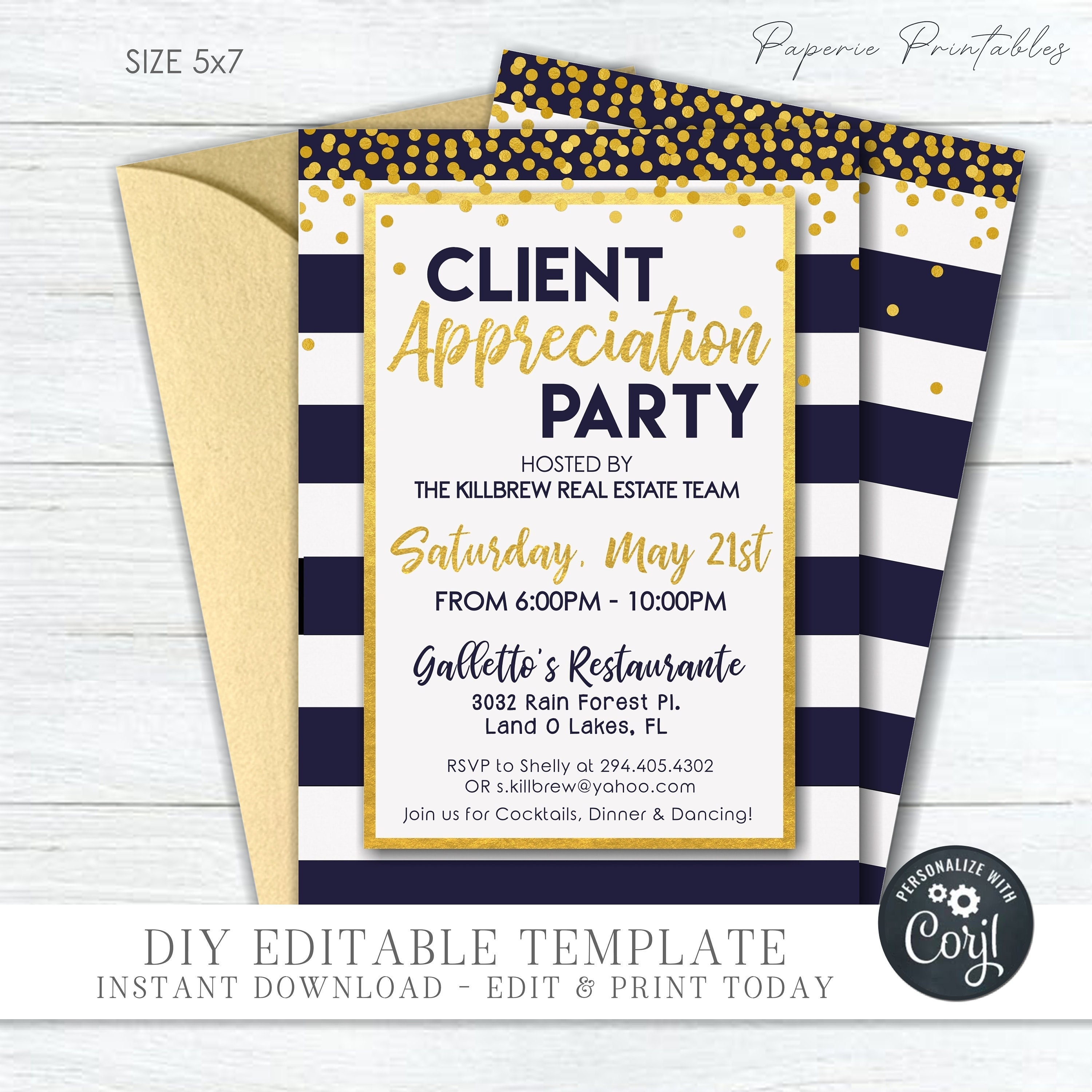 Sample Client Appreciation Invitation
