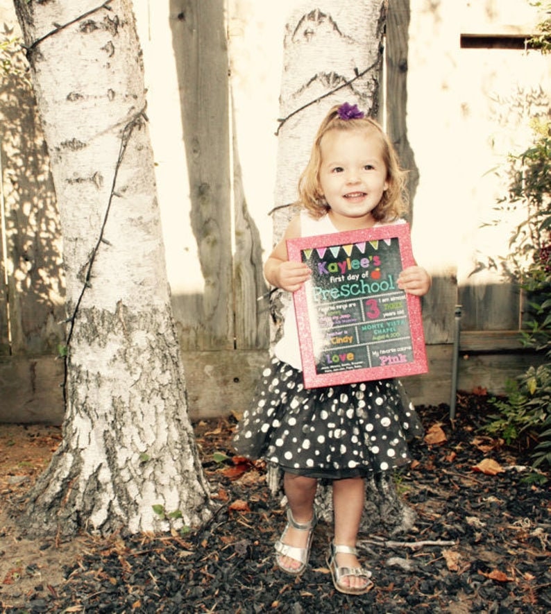 EDITABLE First Day of School Sign Baseball Theme Back to | Etsy