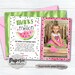 Watermelon Theme Birthday Thank You Card One in a Melon - Etsy