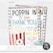 EDITABLE Popcorn Nurse Appreciation Sign, Poppin' in to Say Thank You ...