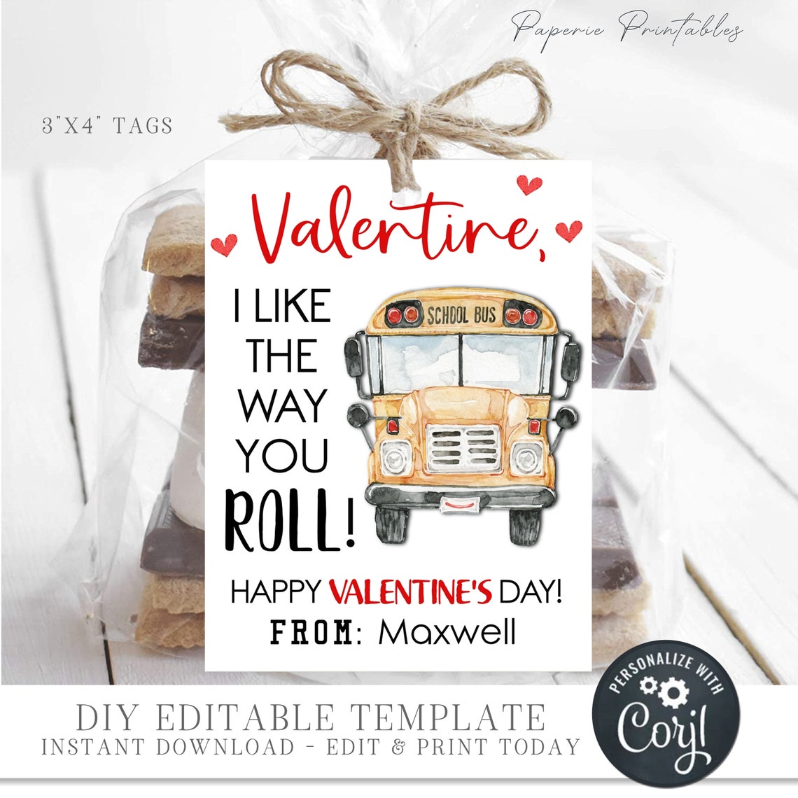 EDITABLE Transportation Valentine Cards Kid Valentine Cards - Etsy