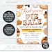 EDITABLE Thanksgiving Pie Sale Flyer, Thanksgiving Pie Fundraising ...