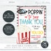 Editable Police Appreciation Sign: Poppin' Popcorn Thank You (DIY ...