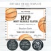 Editable Basketball Award Certificates, Award Ceremony Certificate, End ...