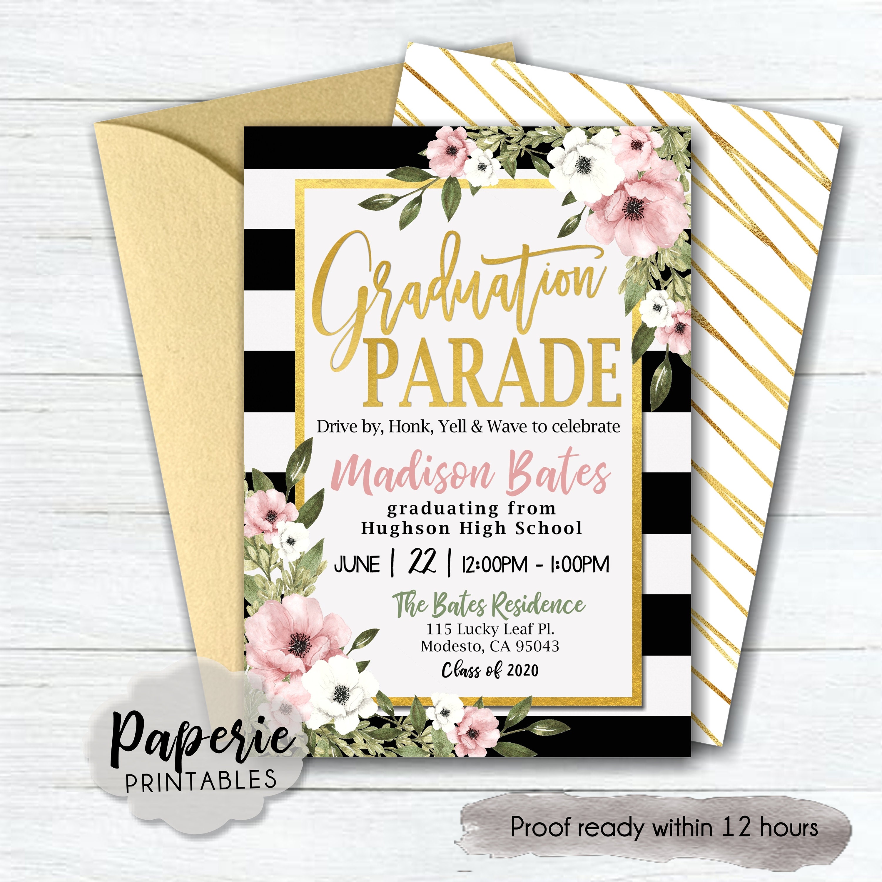 Graduation Parade Drive by Graduation Parade Invitation | Etsy