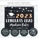 EDITABLE Graduation Yard Sign Class of 2023 Graduation Sign - Etsy