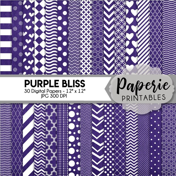 Purple Scrapbook - Etsy