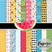 Hello Summer Digital Paper 12x12 Digital Scrapbooking Paper - Etsy