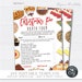 EDITABLE Christmas Pie Sale Order Form, Christmas Bake Sale Order Form ...