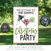 Editable Christmas Welcome Sign Holiday Welcome Sign - Etsy