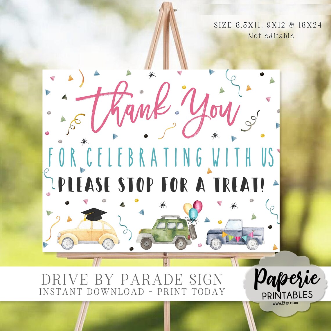 Drive By Graduation Parade Drive By Parade Sign Graduation | Etsy