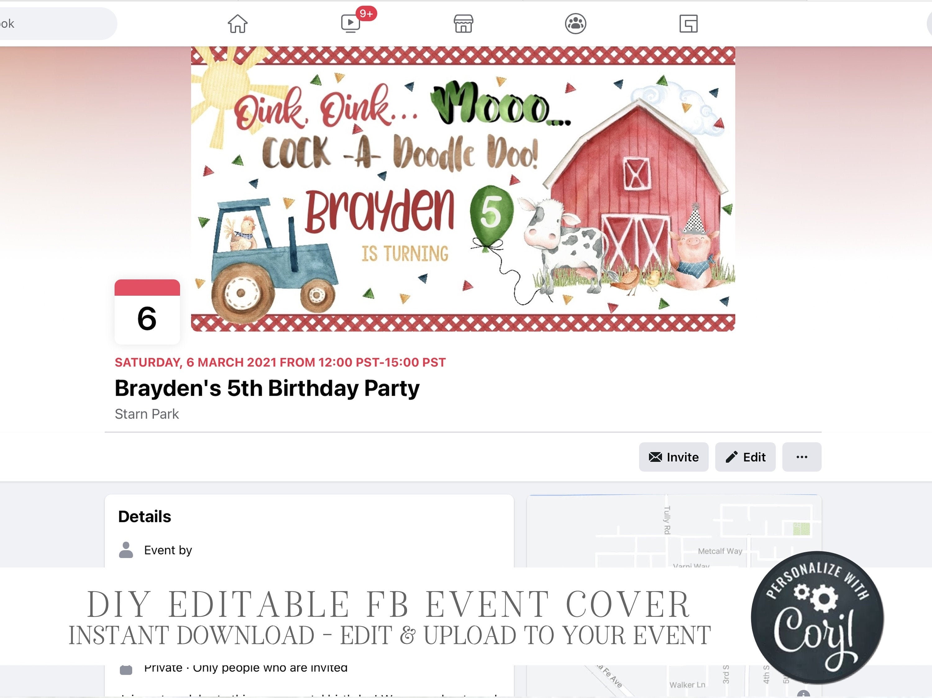 Birthday Party Facebook Covers