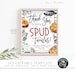 Editable Police Appreciation Sign: Spud-tacular Potato Bar (DIY Corjl ...