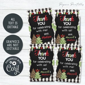 EDITABLE Christmas Birthday Bundle - Boy or Girl Christmas Birthday ...