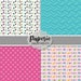 Little Dinosaurs Digital Paper - 12x12 Digital Scrapbooking Paper - 50 ...