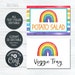 EDITABLE Rainbow Party Food Labels, Rainbow Food Table Sign, Rainbow ...