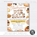 EDITABLE Thanksgiving Pie Sale Flyer, Thanksgiving Pie Fundraising ...