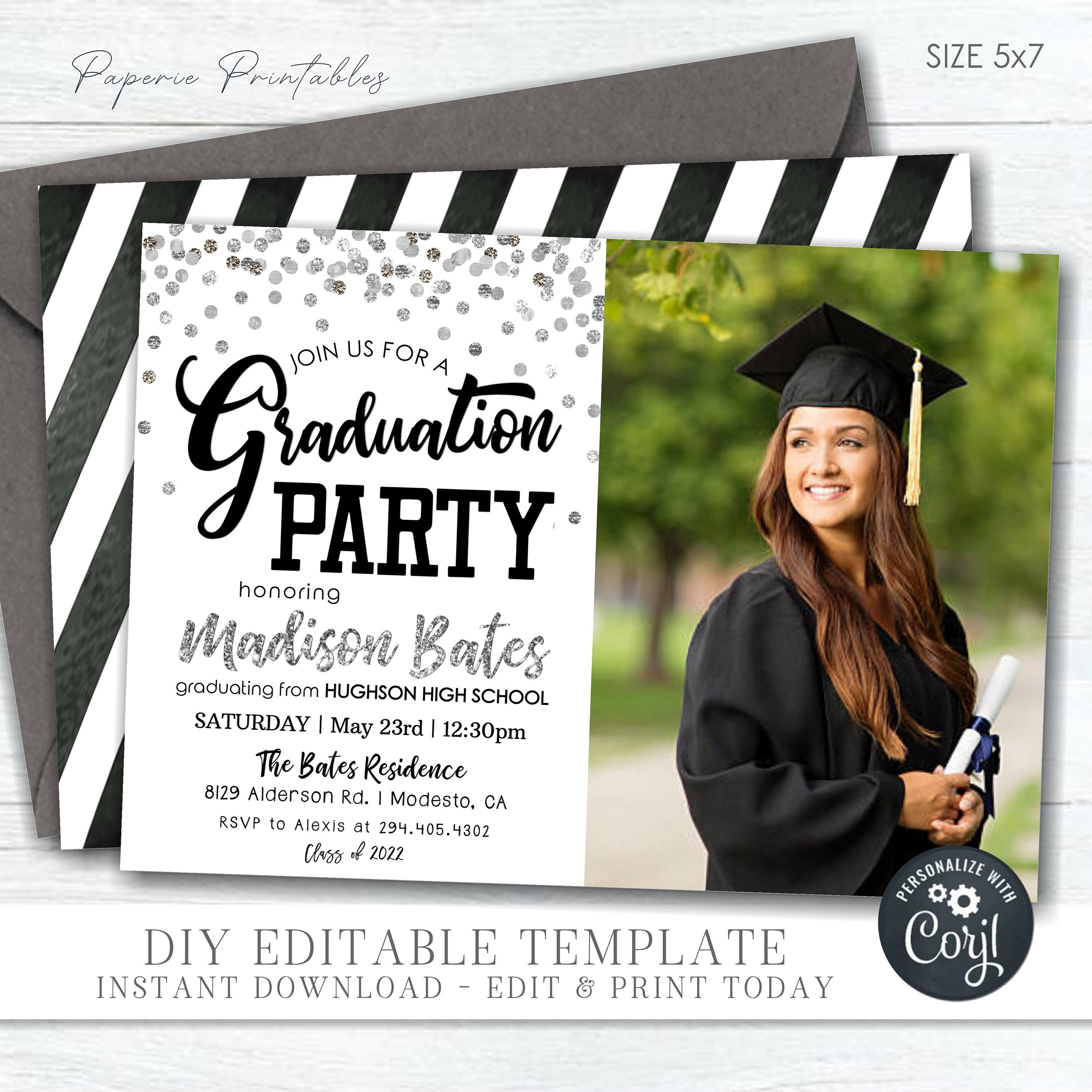 Graduation Party Invitations 2022 Templates