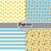 Baby Zoo Animals Digital Paper 8.5x11 Digital Scrapbooking Paper 50 ...