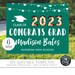 EDITABLE Graduation Yard Sign Class of 2023 Graduation Sign - Etsy