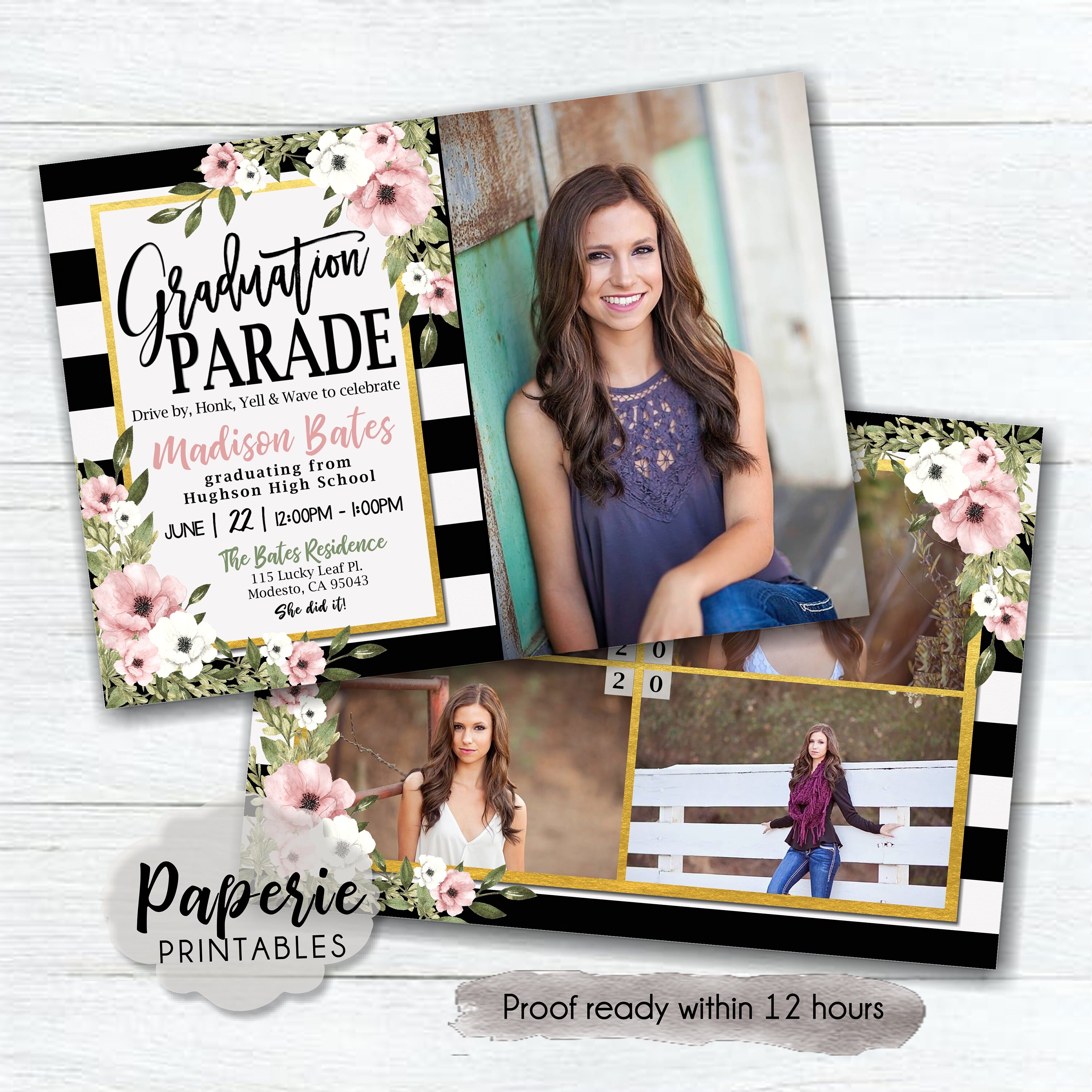 Graduation Parade Drive by Graduation Parade Invitation | Etsy