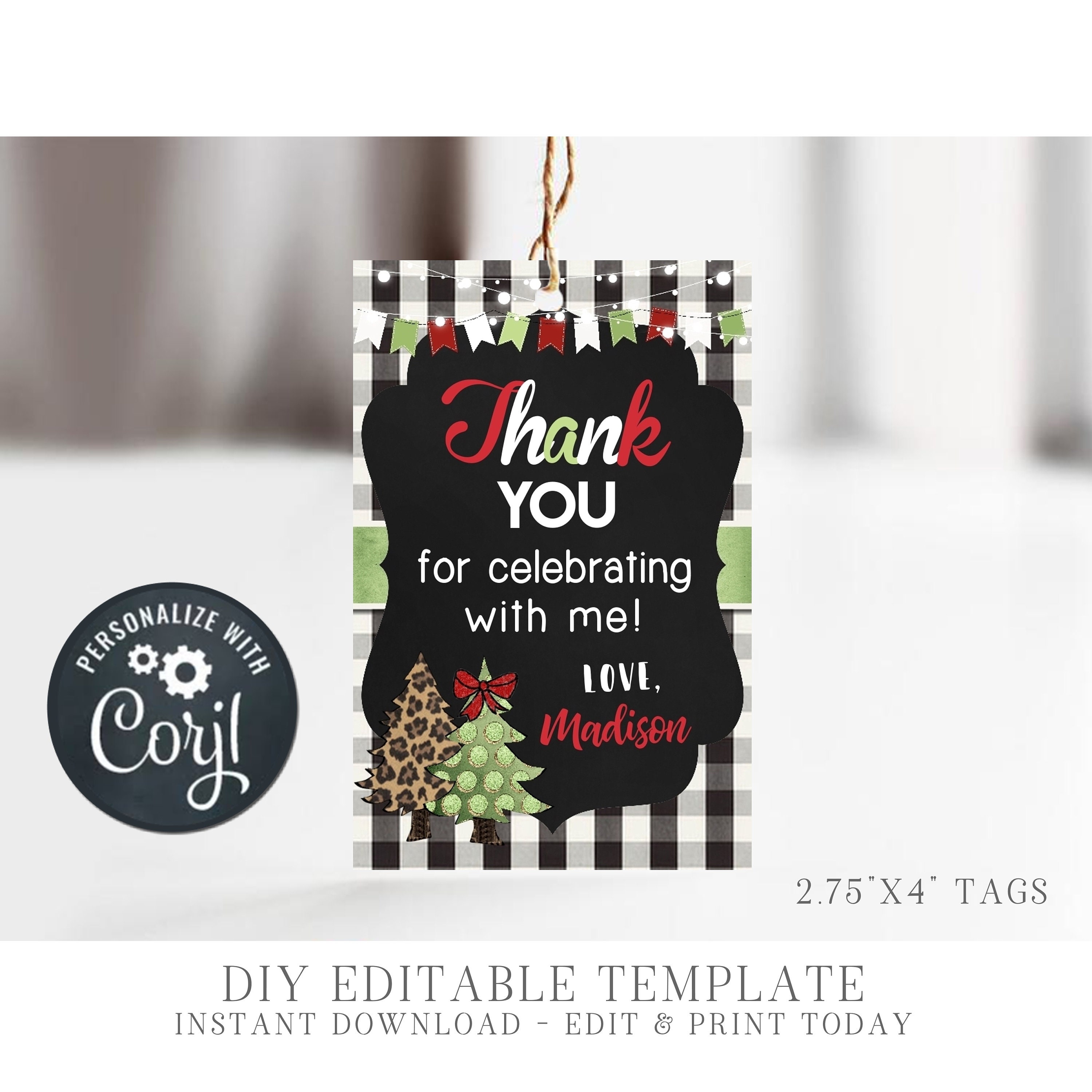 EDITABLE Christmas Birthday Bundle Boy or Girl Christmas - Etsy