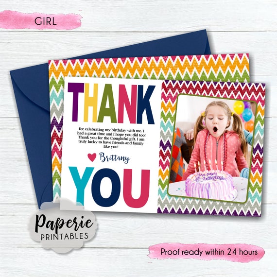 Birthday Thank You Notes Wording