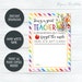 EDITABLE Teacher Appreciation Gift Card Holder Thank You for - Etsy