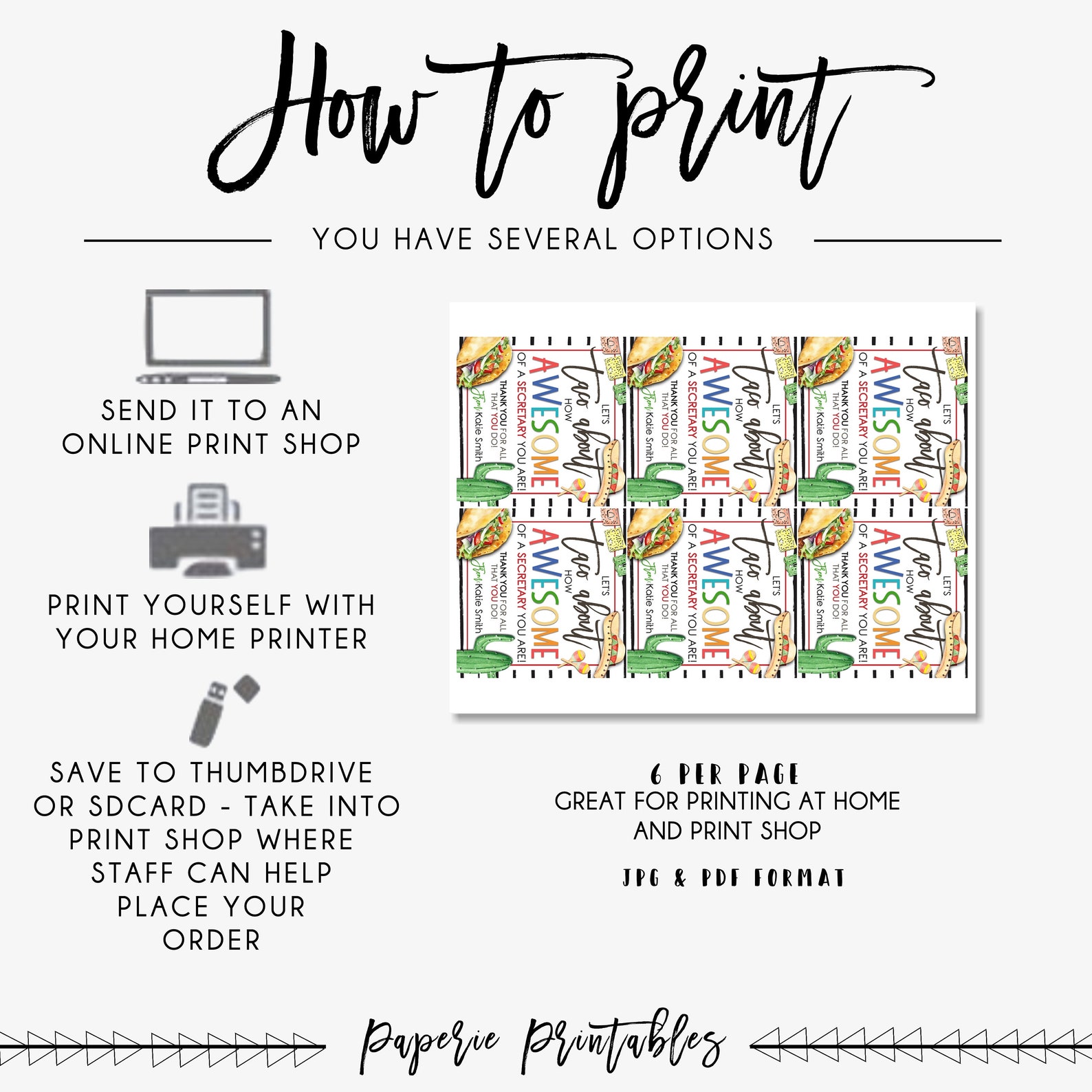 EDITABLE Taco About Secretary Appreciation Gift Tag Secretary - Etsy