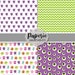 Little Monsters Digital Paper: 12x12 Scrapbook Clipart (instant ...