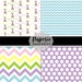 Easter Digital Paper - Easter Pattern 12x12 Digital Scrapbooking Paper ...